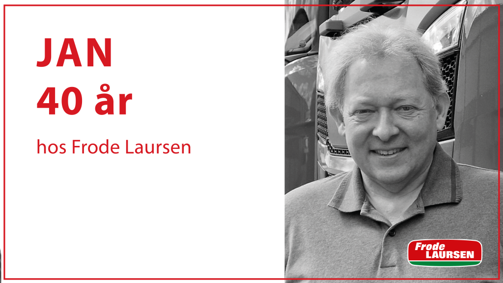 40-års jubilæum: "Jeg er drevet af at gøre Frode større og bedre ...